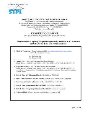 Fillable Online noida stpi SOFTWARE TECHNOLOGY PARKS OF INDIA - noida ...