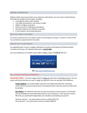 Fillable Online Madison Credit Union has launched a new, enhanced ...