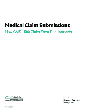 Fillable Online New CMS 1500 Claim Form Requirements - Vtmedicaid.com ...