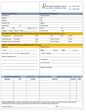 Fillable Online Blank Enrollment Form Fax Email Print - pdfFiller