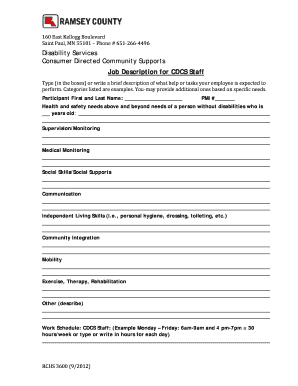 Fillable Online Blank CHS Forms Template Fax Email Print - pdfFiller