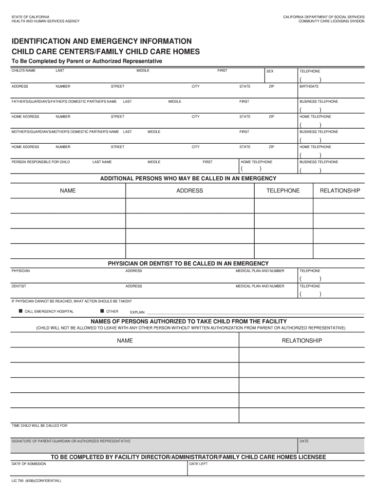 Fillable Online LIC 700 & 627 Fax Email Print - pdfFiller