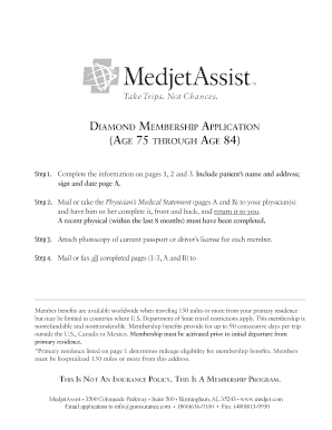 Fillable Online Medjet-emergency-evacuation-for-seniors-application ...