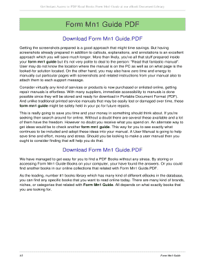 Fillable Online Form Mn1 Guide. form mn1 guide Fax Email Print - pdfFiller