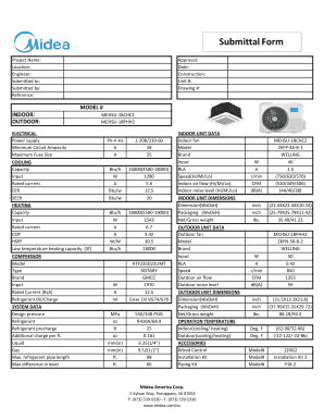 Fillable Online Submittal Form - victordistcontrols.com Fax Email Print ...