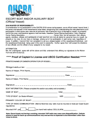 Fillable Online dad center canoe race - Outrigger Canoe Club Fax Email Print - pdfFiller