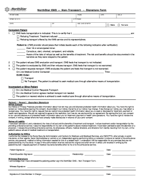 Fillable Online fchn Refusal Sign Off Form - fchn Fax Email Print ...