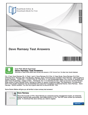 Fillable Online dave ramsey guide to budgeting pdf - Free Download ...