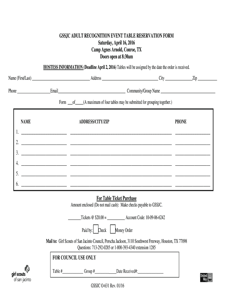 Fillable Online gssjc GSSJC Gold Award Project Guide - Girl Scouts of ...