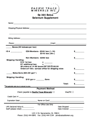 Fillable Online calcattlemen Selenium bolus order form - calcattlemen ...