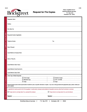 Fillable Online Request for File Copies P.O. Box 3151 Fax Email Print ...