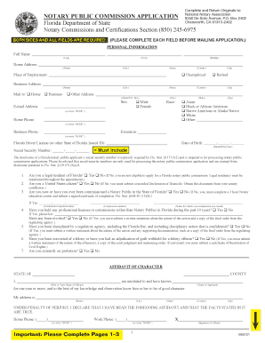 Fillable Online notaryemployer FLORIDA New Notary Instruction Sheet ...