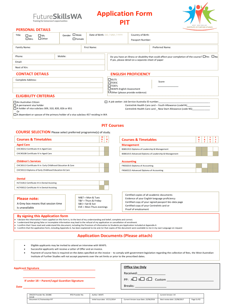 Fillable Online Date of Birth: DD / MM / YYYY Fax Email Print - pdfFiller