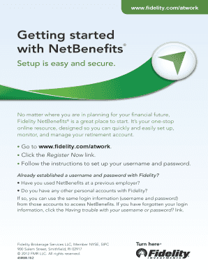 Fillable Online Getting started with NetBenefits - Bowdoin College Fax ...