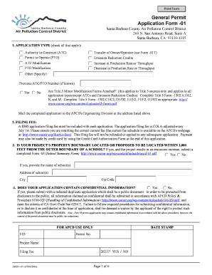 Fillable Online APCD Form - 01 - Santa Barbara County Air Pollution ...