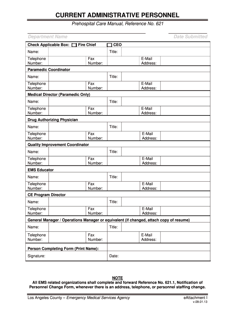 Fillable Online file lacounty PRE-SURVEY PACKET for PARAMEDIC PROGRAM ...