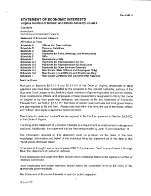 Fillable Online alexandriava STATEMENT OF ECONOMIC INTERESTS ... - City ...