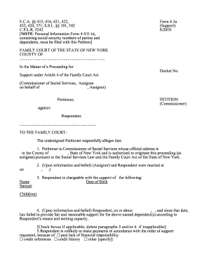 Fillable Online F.C.A. 415, 416, 421, 422, Form 4-3a 432, 424, 571; S.S ... Fax Email Print ...