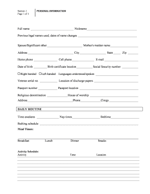 Fillable Online hospiceheart Toolkit Internal Pages - Section 1 ...