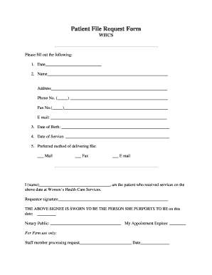 File Request Form - Fill Online, Printable, Fillable, Blank | pdfFiller