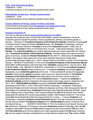 Fillable Online wt mamut Functional anatomy of the endocrine glands ...