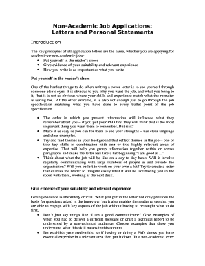Fillable Online Non-Academic Job Applications: Fax Email Print - pdfFiller