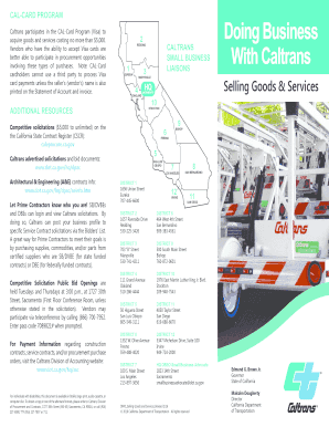 Fillable Online standard agreement - Caltrans - CA.gov Fax Email Print ...