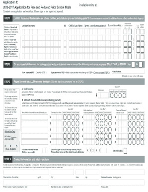 Fillable Online ad brrsd FREE REDUCED LUNCH APPLICATION - 2016-2017 - ENGLISH.pdf Fax Email ...