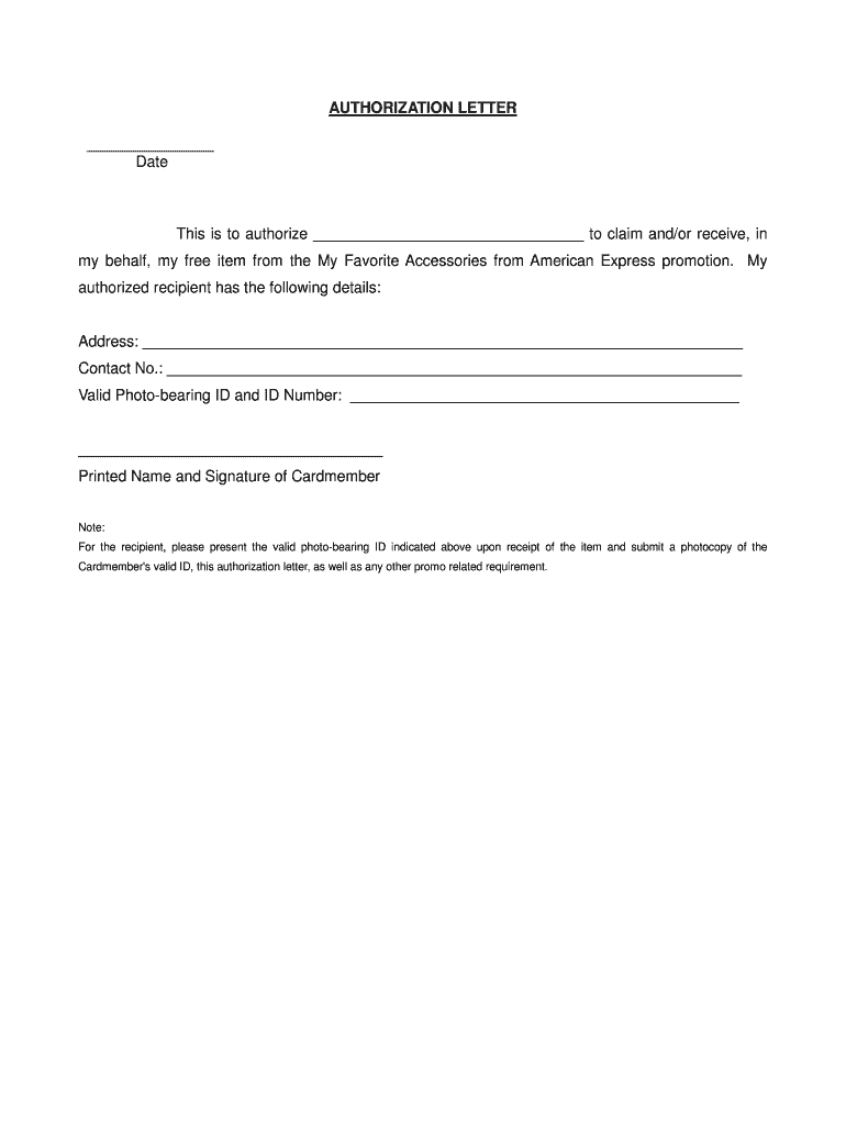 Fillable Online authorization letter - My Page - Home Fax Email Print ...