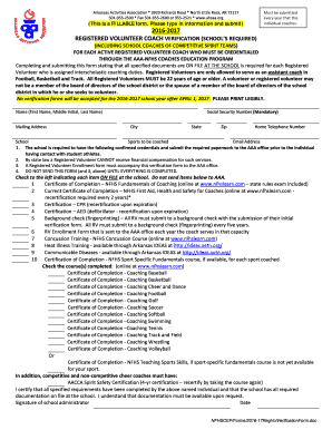 Fillable Online members ahsaa (This is a FILLABLE form. Please type in ...