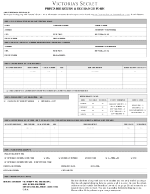 Fillable Online SSO Form Templates - customerservice.victoriassecret ...
