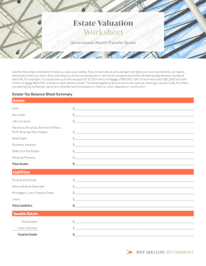 Appraising Estate Value - Fill Online, Printable, Fillable, Blank ...