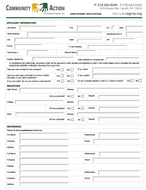Fillable Online In compliance with federal law, all persons hired will be required to verify ...
