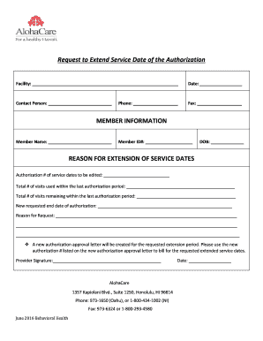 Fillable Online alohacare Forms - Providers - AlohaCare Fax Email Print ...