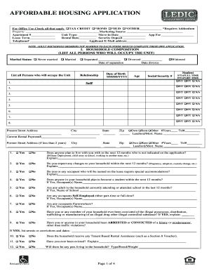 Fillable Online dca ga AFFORDABLE HOUSING APPLICATION - dca.ga.gov Fax ...