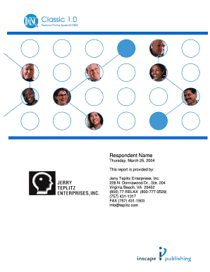 Fillable Online Sample Report. Sample Report Fax Email Print - pdfFiller