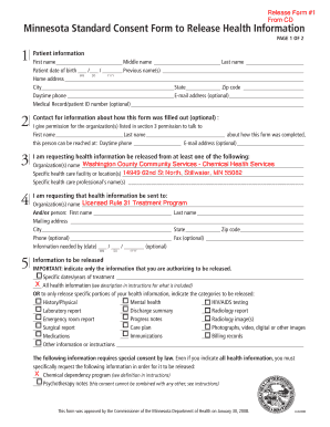 Fillable Online co washington mn Instructions for Minnesota Standard ...