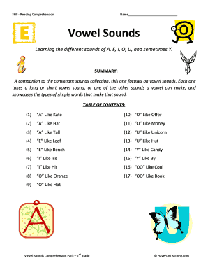 Fillable Online vowel-sounds-collection-second-grade-reading ...