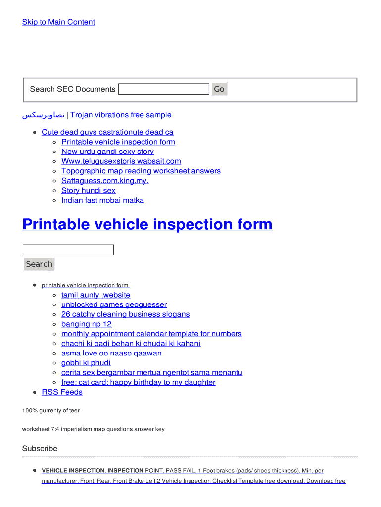 Fillable Online printable vehicle inspection form - ws.flipflerps.com ...