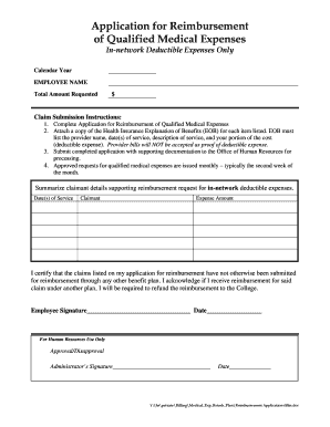 Fillable Online of Qualified Medical Expenses Fax Email Print - pdfFiller