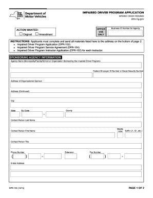 Fillable Online dmv ny DPR-103 -quarter inch barcode.qxd - New York ...