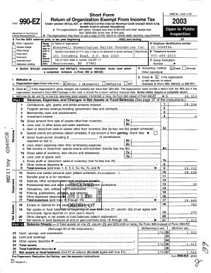 Fillable Online Short Form 9a-EZ Return of Organization Exempt From ...