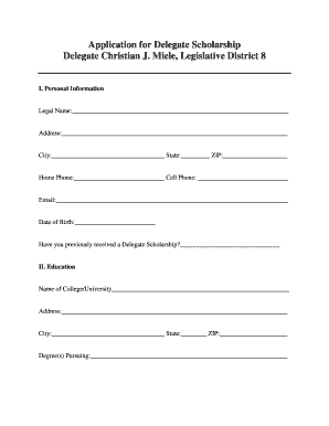 Fillable Online christianmiele Thank you for your interest in the ...