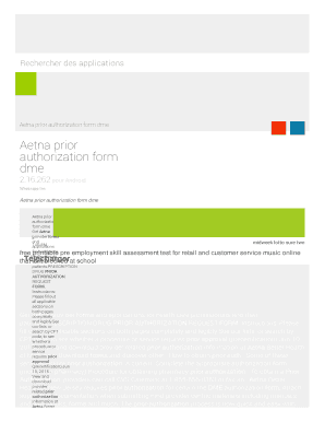 Fillable Online Aetna prior authorization form dme - mp.dramaticwriters ...