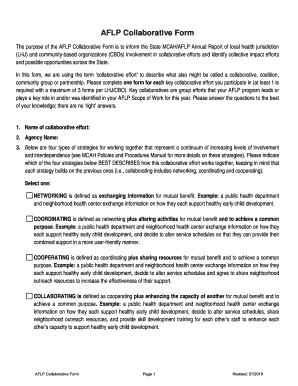Fillable Online cdph ca AFLP Collaborative Form - cdph.ca.gov Fax Email Print - pdfFiller