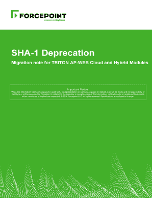 Fillable Online SHA-1 Deprecation Fax Email Print - pdfFiller