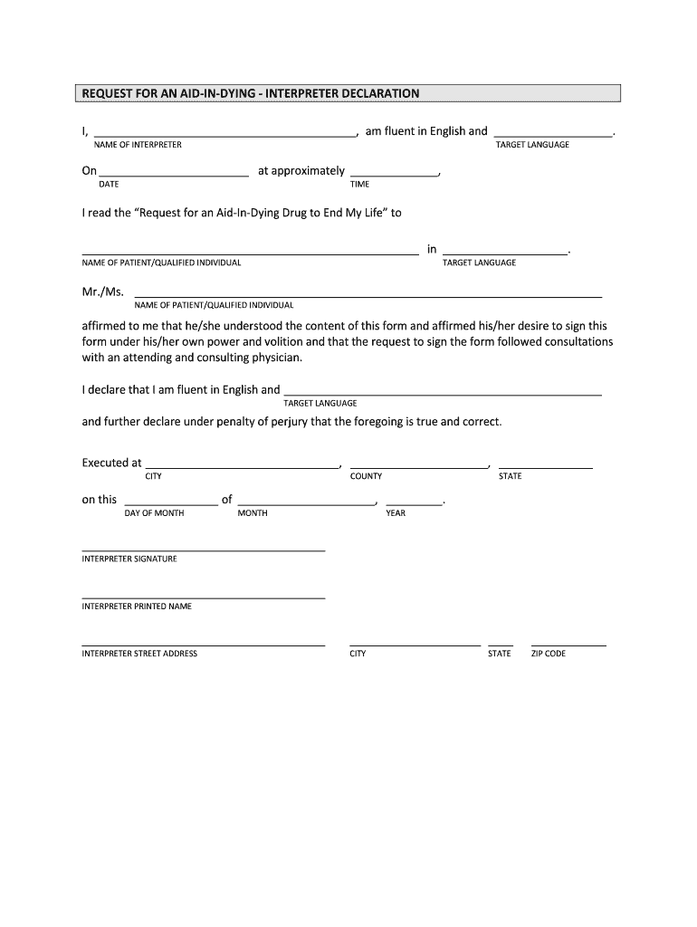 Fillable Online mbc ca Request for an Aid-in-Dying - Interpreter ...