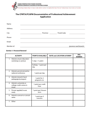 Fillable Online cfmta CFMTA FCAPM certificate of Recognition of ...