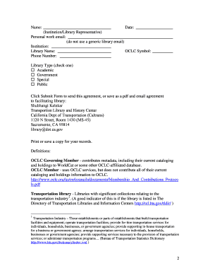 Fillable Online dot ca LSTR Agreement Form (PDF) - Caltrans ...