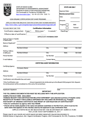 Fillable Online dem ri RI DEM, Division of Agriculture, Registration Application for ...... Fax ...